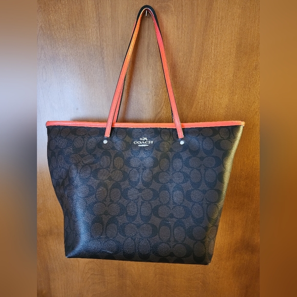 Coach | Bags | Coach Zip Tote In Signature Canvas | Poshmark